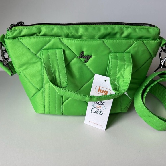 lug | Bags | Lug Dory Mini Crossbody Line Green Nwt | Poshmark